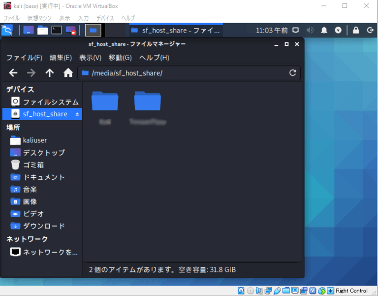 Kali Linuxのインストールと共有フォルダの設定 | Tech WalkIt