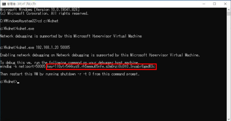Windowsのカーネルデバッグ環境構築！Hyper-VでWindbg | Tech WalkIt